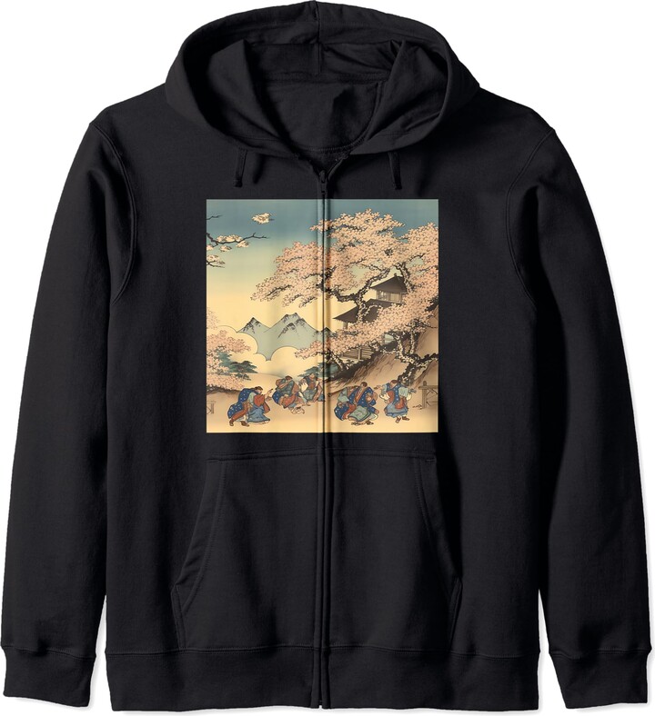 Sakura Sumo Warrior Classic Japan Art Cherry Crush Sumo Full Blossom ...