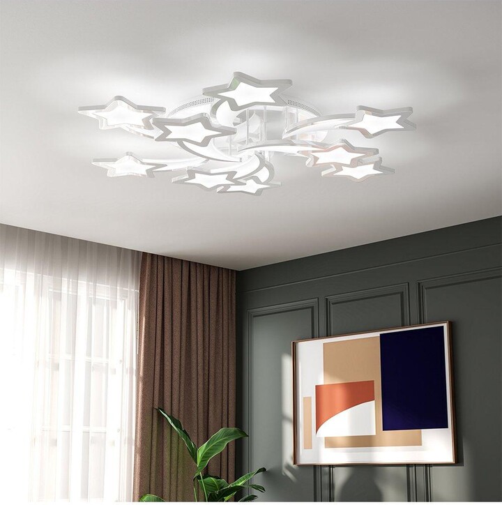 Living and Home Modern 9-Light Star LED Ceiling Light - ShopStyle