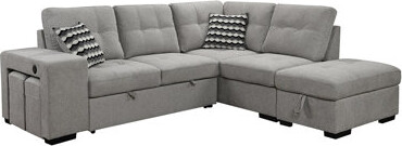 Latitude Run 101" L-Shaped Sleeper Sectional Pull Out Sofa Bed - ShopStyle
