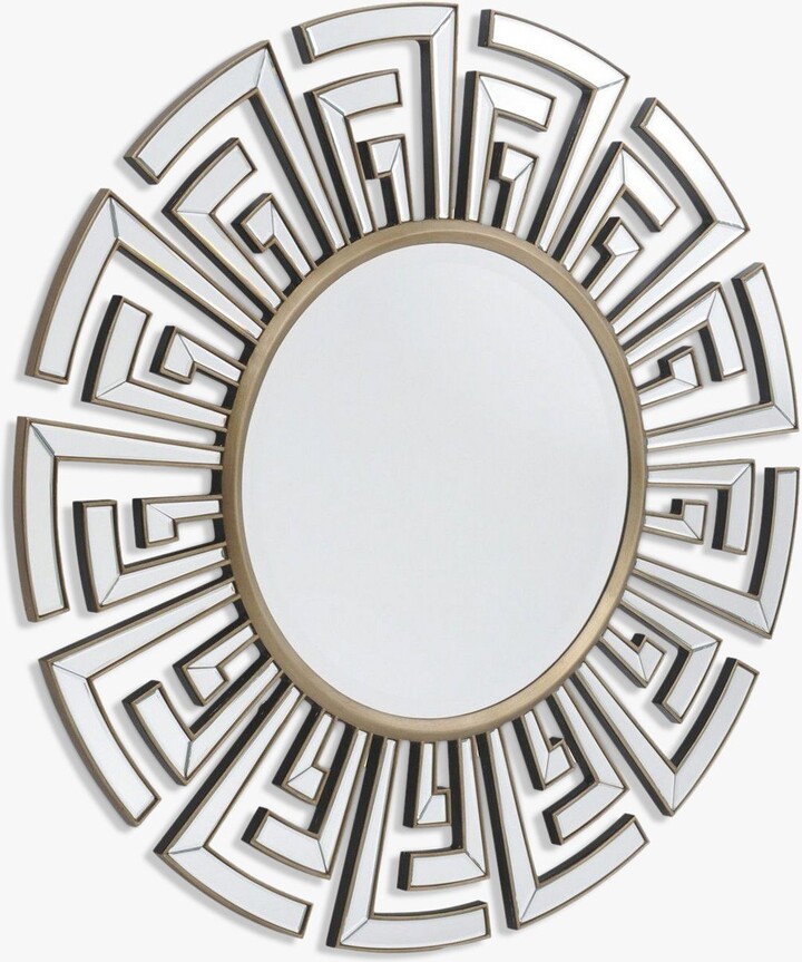 Libra Interiors Claridge Deco Round Wall Mirror - ShopStyle