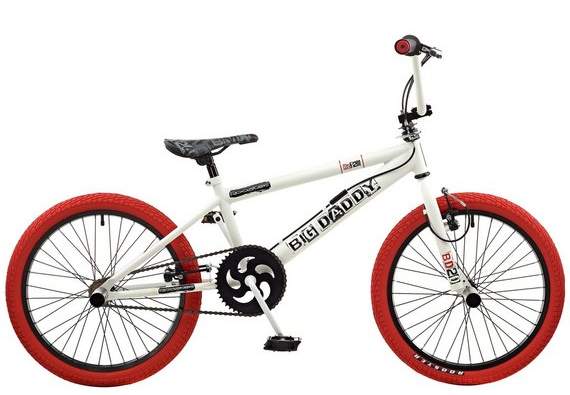 Rooster Big Daddy BMX Bike - White & Red - ShopStyle