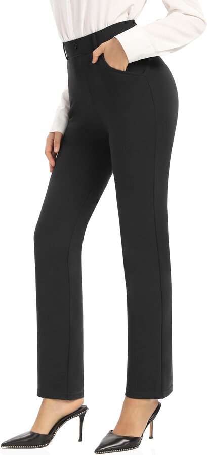 UUE Women Office Trouser Ladies Professional Suits Pants Stretch Pull ...