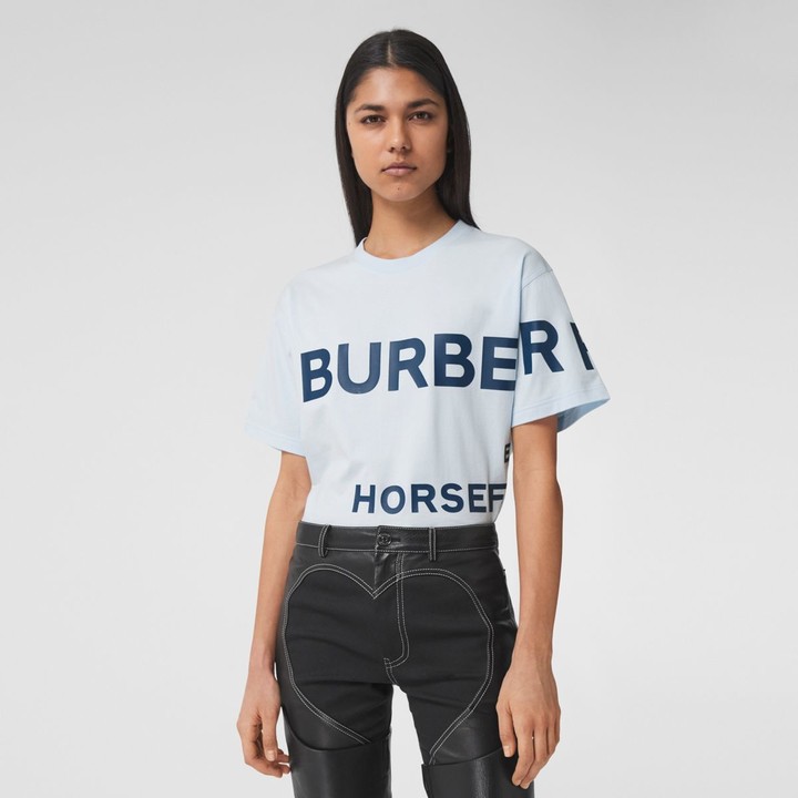 Burberry Horseferry Print Cotton Oversized T-shirt - ShopStyle