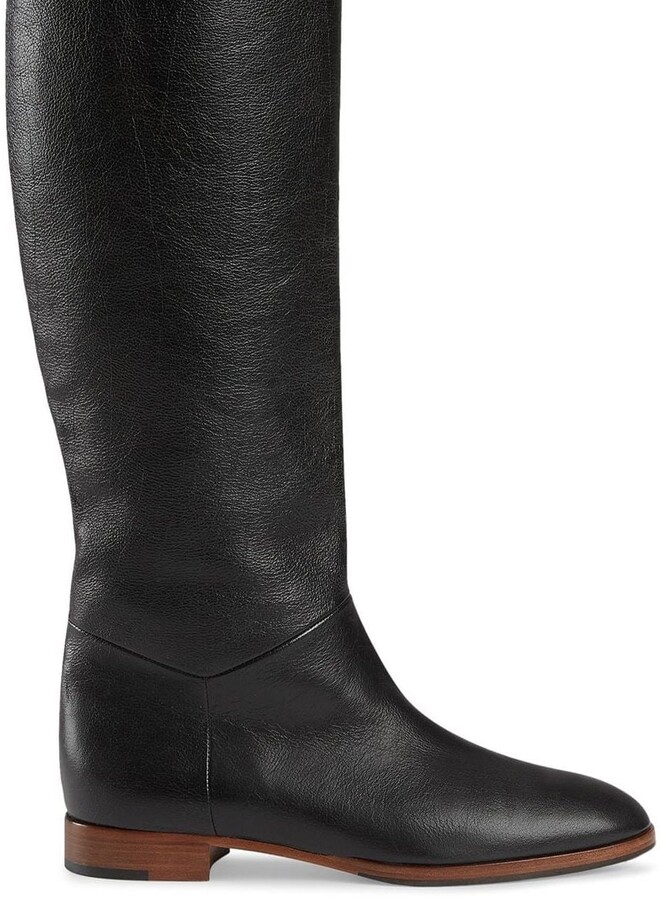 Gucci Leather boot - ShopStyle