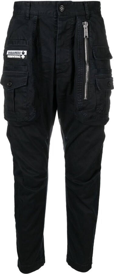 DSQUARED2 Tapered Cargo Trousers - ShopStyle Casual Pants