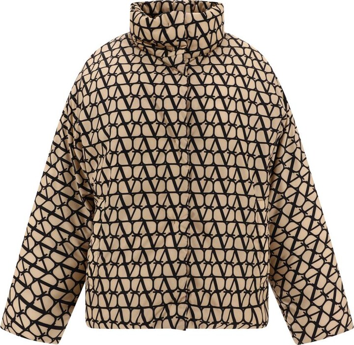 Valentino Toile Iconographe" down jacket - ShopStyle