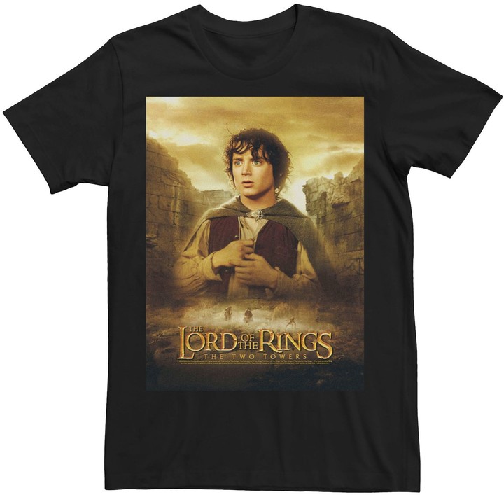 Licensed Character Men's Lord Of The Rings Frodo Movie Poster Photo ...
