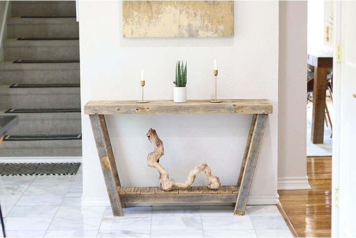 Doug and Cristy Designs Inverted A-Frame Console Table - ShopStyle