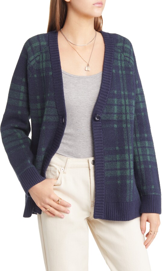 Treasure & Bond Plaid Cardigan - ShopStyle