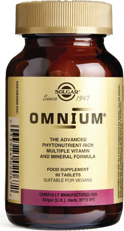 Solgar Omnium Multivitamin (90 Tablets) - ShopStyle Skin Care