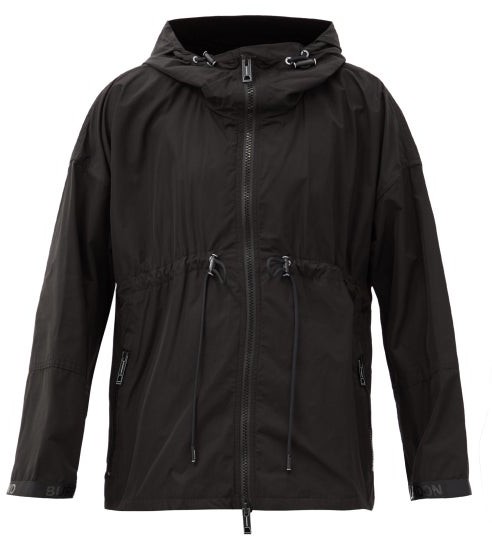 Burberry Bacton Shell Hooded Windbreaker Jacket - Black - ShopStyle ...