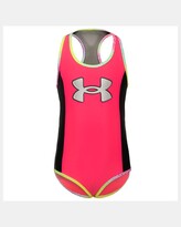 Under Armour Girls' Pre-School UA Block Racer 1-Piece - ShopStyle