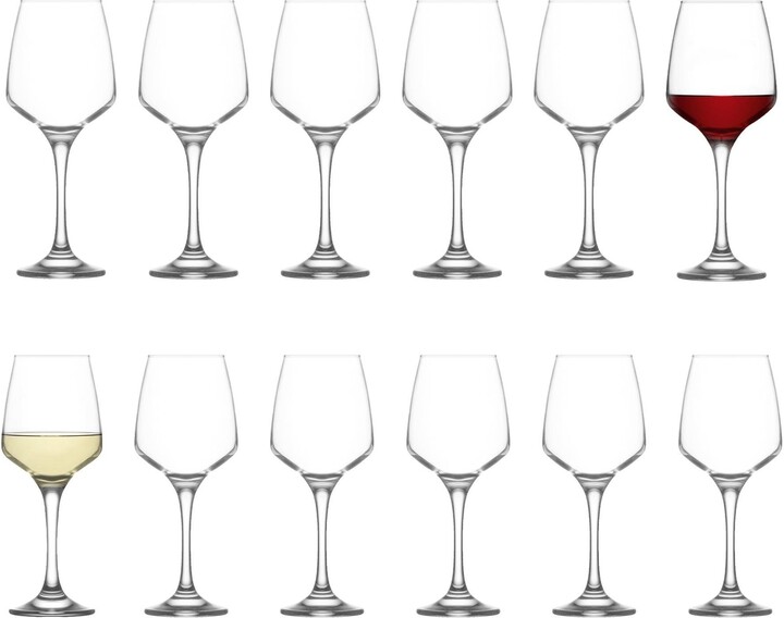 LAV 12pc Lal Wine Glasses Set - Clear - ShopStyle