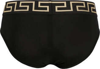 Versace Greca border briefs - ShopStyle