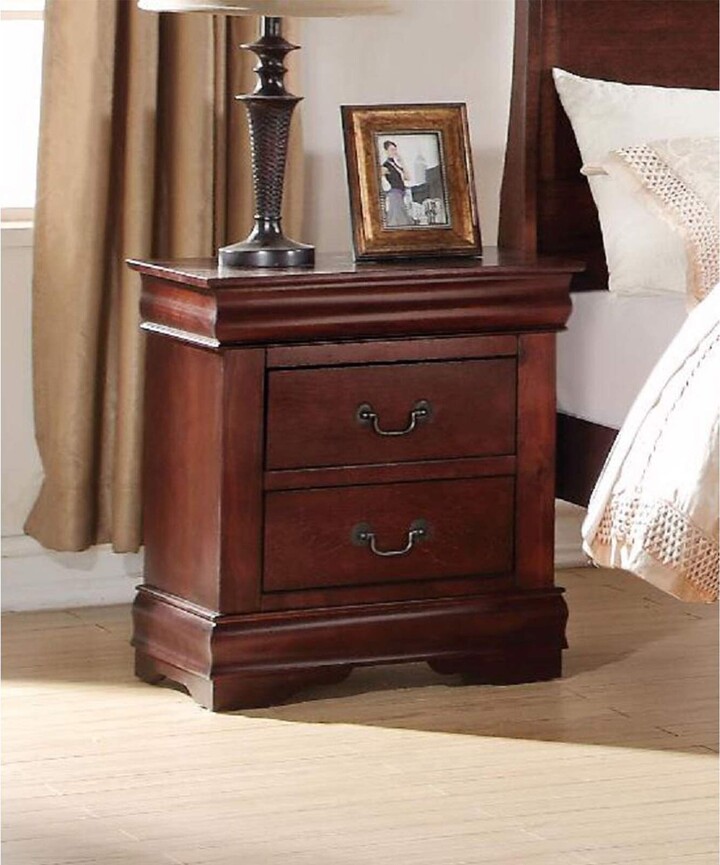Howcool Nightstand with Drawers for Bedroom Night Table with 2 Storage ...