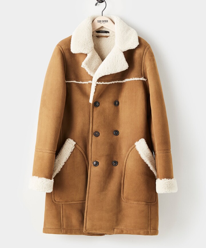 Todd Snyder Italian Shearling Ranch Coat - ShopStyle