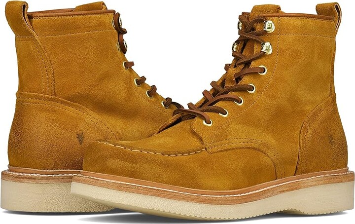 Frye Hudson Workboot Wedge (Gold) Men's Lace-up Boots - ShopStyle