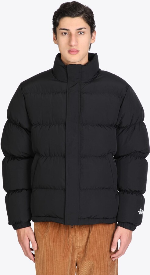Stussy Ripstop Down Puffer Jacket Black Nylon Puffer Jacket - Ripstop ...