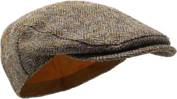 Borges & Scott Nevis Flat Cap - 100% Handwoven Wool – Harris Tweed ...