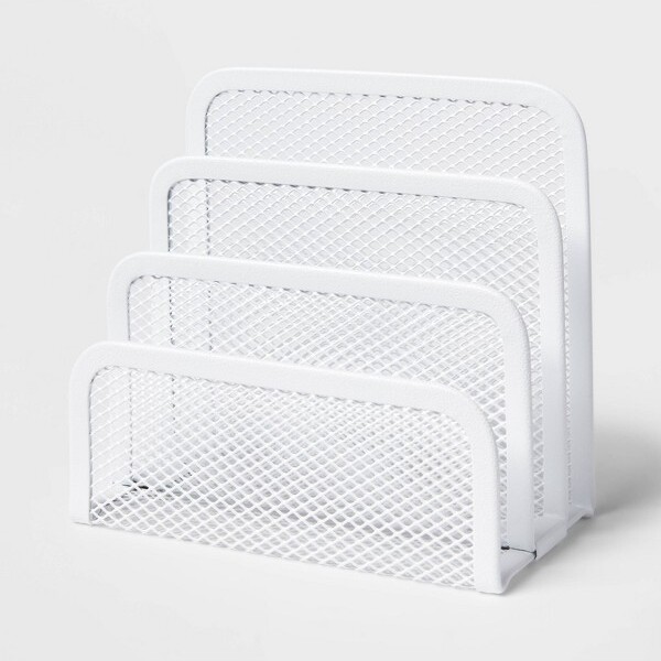 Mesh Letter Sorter White - Brightroom™: Steel File & Letter Organizer ...