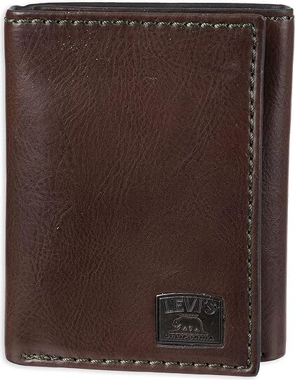 Levi's r Men's Trifold Wallet-Sleek and Slim Includes Id Window and ...