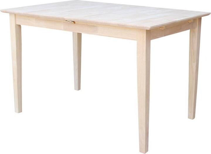 International Concepts Extendable Dining Table with Butterflyand Shaker ...