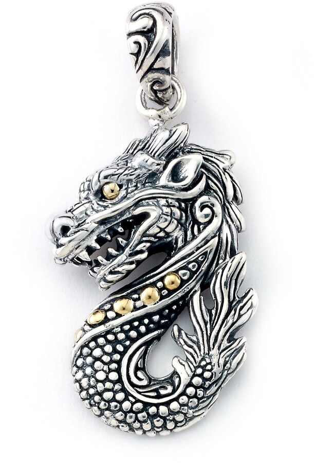 Samuel B. Two-Tone Dragon Pendant - ShopStyle Necklaces