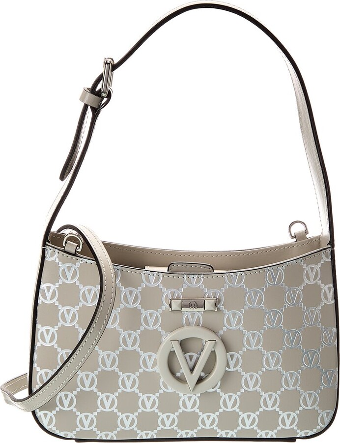Valentino by Mario Valentino Kai Monogram Leather Crossbody - ShopStyle