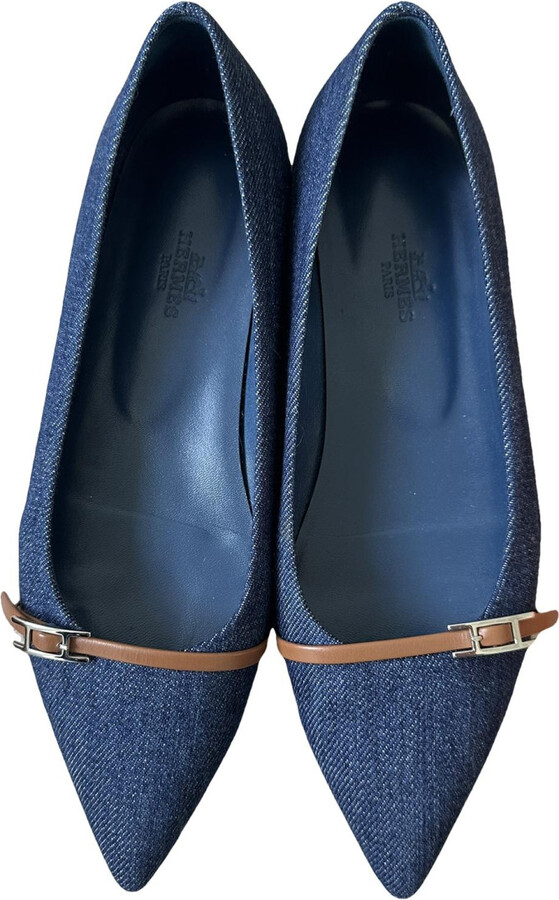Hermes Cloth flats - ShopStyle