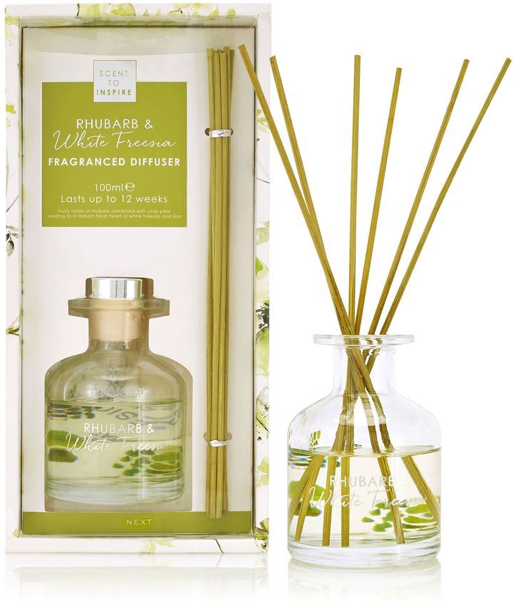 Next Rhubarb & White Freesia 100ml Reed Diffuser - ShopStyle Home
