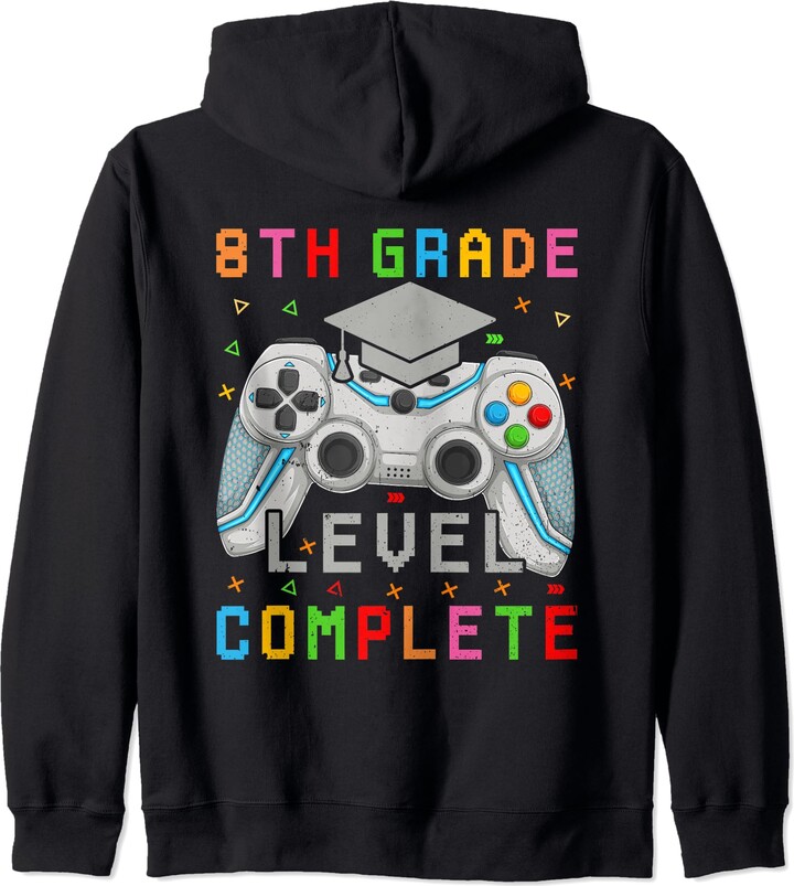 Last Day Of School Graduation Apparel Tee Co. 8th Grade Level Complete ...