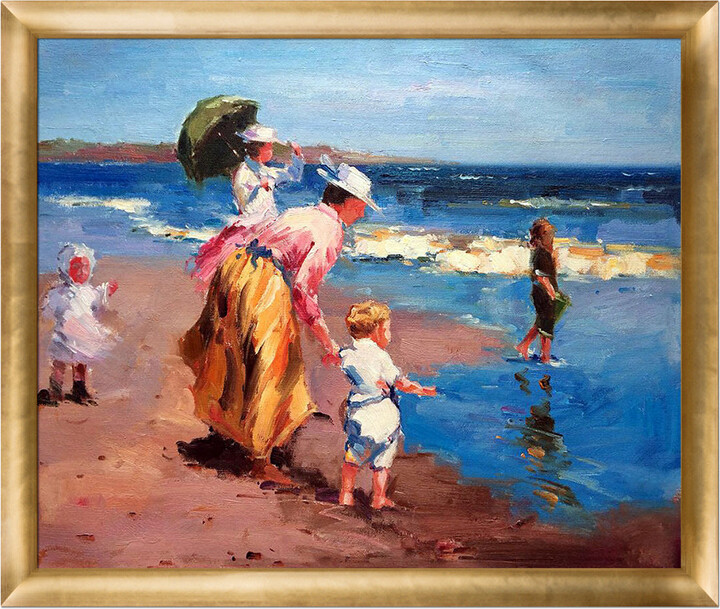 Museum Masters At The Beach By Edward Potthast Reproduction - ShopStyle ...