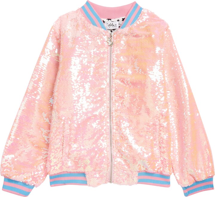 Lola & the Boys Unicorn Sequin Bomber Jacket - ShopStyle Girls' Outerwear