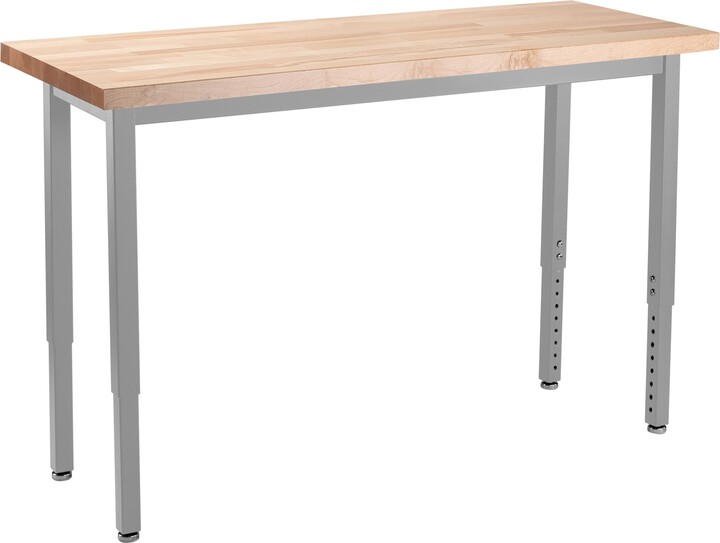 National Public Seating NPS 18x60" Heavy Duty Height Adjustable Steel ...