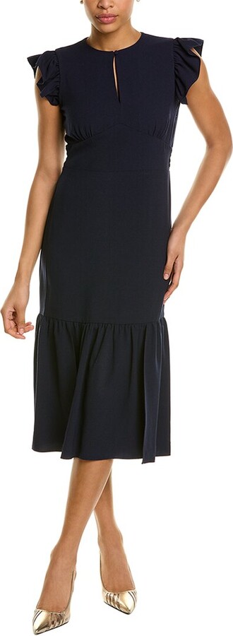 Maison Tara Vintage Crepe Midi Dress - ShopStyle