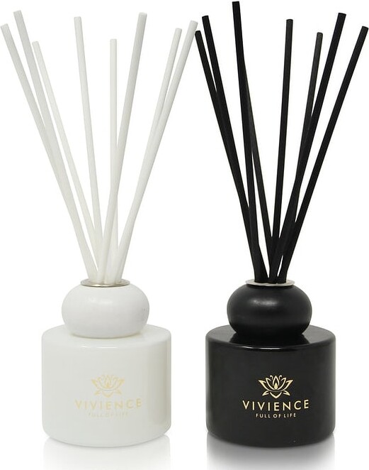 Vivience Set of 2 Black and White Reed Diffusers - 120ml - ShopStyle ...