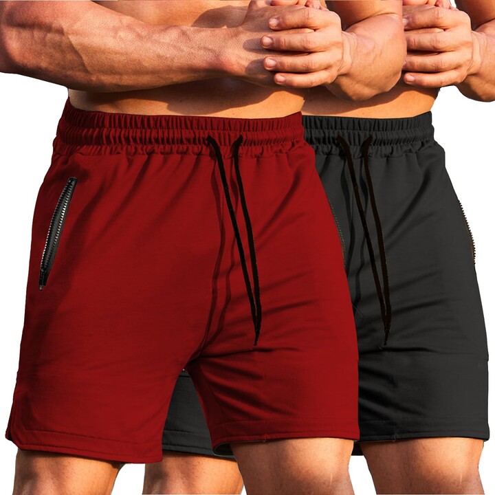 COOFANDY Men's Gym Workout Shorts Athletic Training Shorts Fitted ...