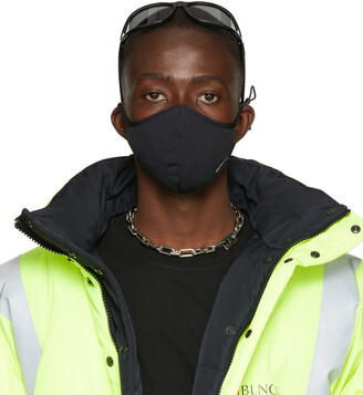 Balenciaga Black Nylon Logo Face Mask - ShopStyle