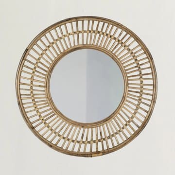 Grand Illusions Round Cane Mirror - ShopStyle
