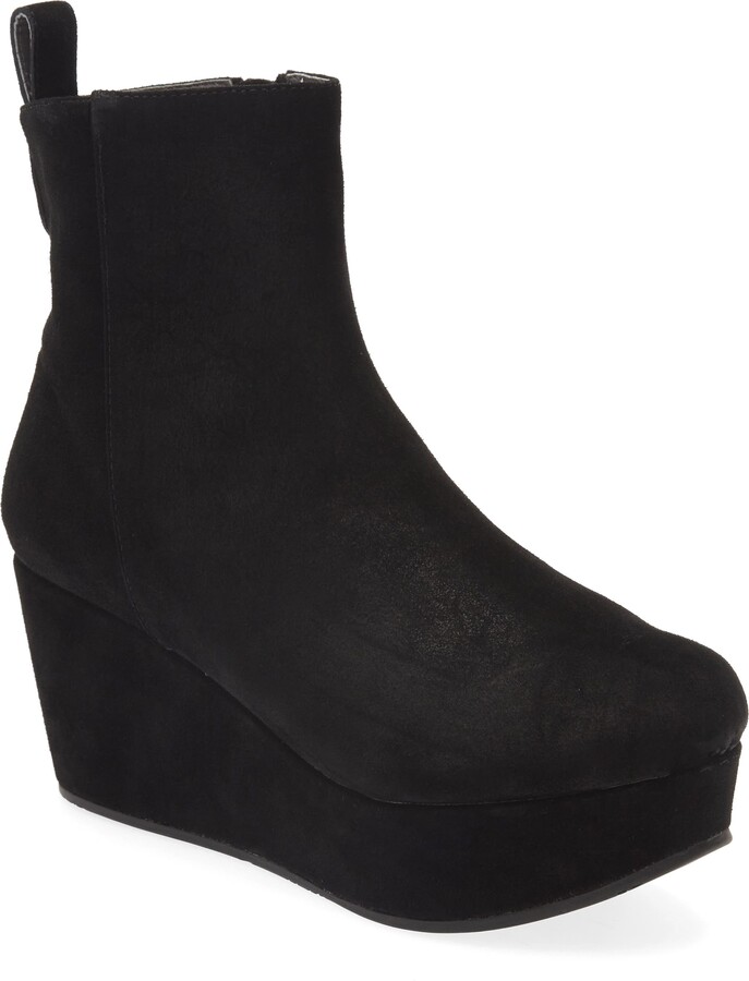 Chocolat Blu Wilkins Platform Wedge Bootie - ShopStyle