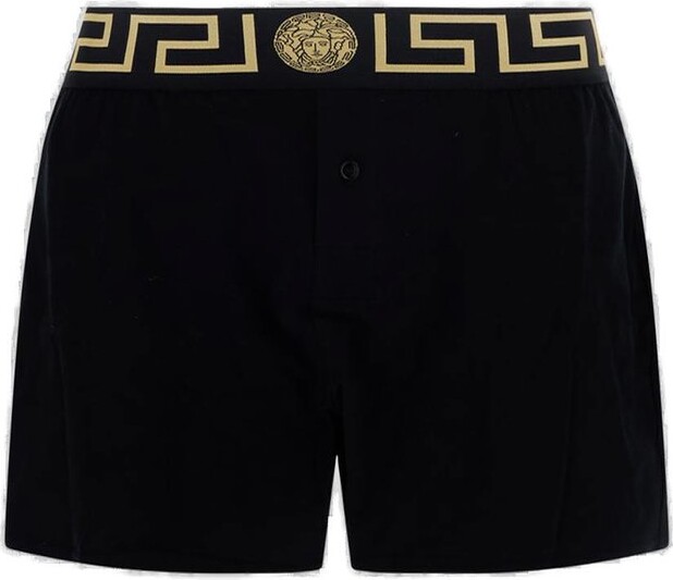 Versace Greca Border Stretched Boxer Briefs - ShopStyle