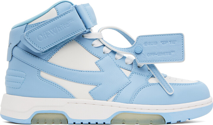 Off-White Blue & White Out Of Office Sneakers - ShopStyle