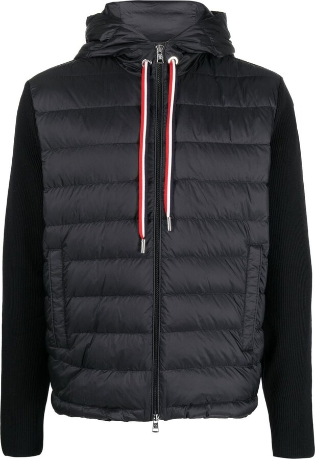 Moncler Padded Knitted Jacket - ShopStyle