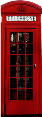 Star Cutouts English Phone Booth Cardboard Standup - ShopStyle Baskets ...