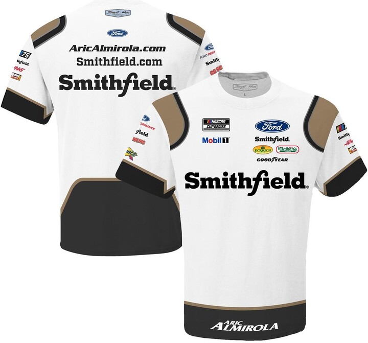 Men's Stewart-Haas Racing Team Collection White Aric Almirola ...