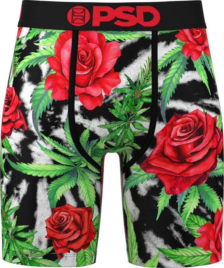 PSD Men's Red Rose Buds Boxer Briefs - ShopStyle