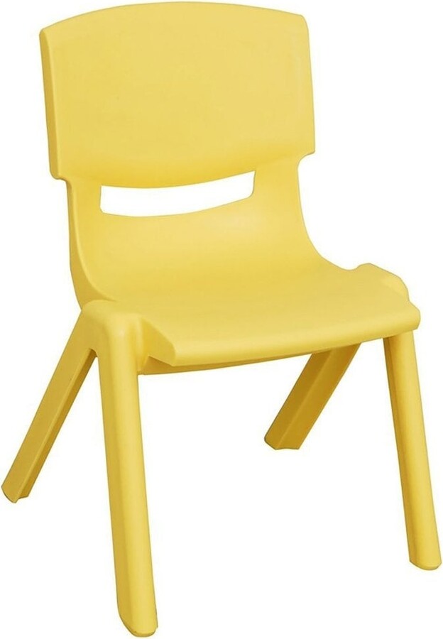 JOON Stackable Plastic Kids Learning Chairs, 20.8x12.5 Inches, 2-Pack ...