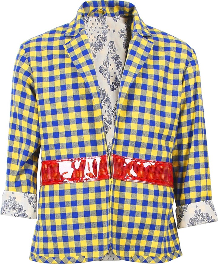 Yvette LIBBY N'guyen Paris - Men Fashion Wool Chinos Blazer - Baggy - ShopStyle