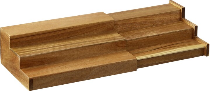 Container Store Rowan 3-Tier Acacia Expanding Shelf - ShopStyle Kitchen ...