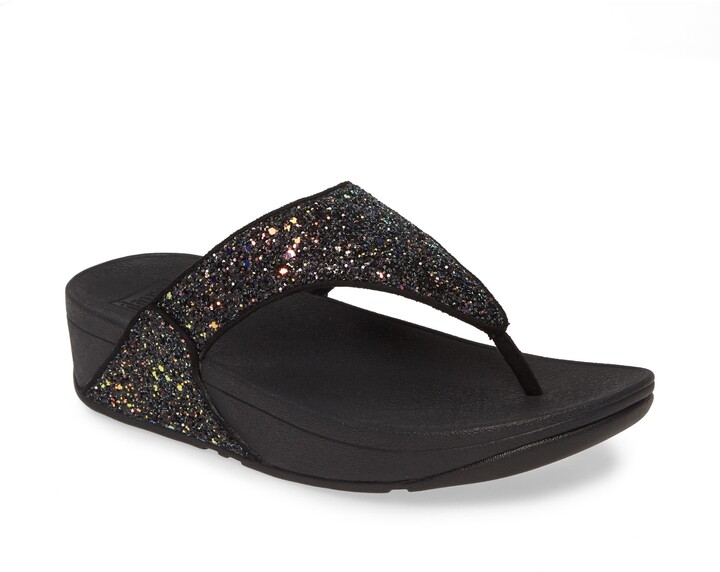FitFlop Lulu Glitter Flip Flop - ShopStyle Sandals